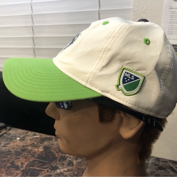 adidas | Accessories | Adidas Mens White Lime Mls Seattle Sounders Fc ...